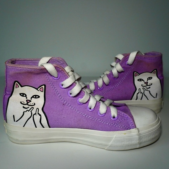 Ripndip | Shoes | Ripndip Lord Nermal Hightop Shoes Lavender Size Us4 ...